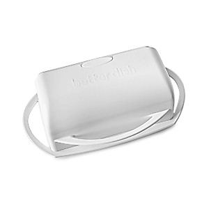 Better Dish Flip Top Butter Dish without Spreader (White)