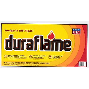 duraflame 6lb 4-hr Firelogs, 6 pack