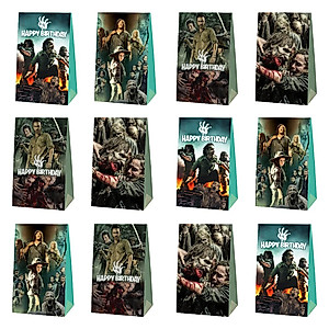 EKIH 12pcs Movie Party Favor Gift Bags for Movie Theme Birthday Party Decorations Supplies
