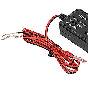 Dash Cam Hardwire Kit, Mini USB Hard Wire Kit for Dashcam, Car Dash Camera Power Cord, for Mirror Cam GPS Navigator Radar Detector (Micro)