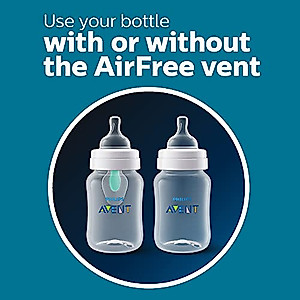 Philips AVENT Anti-Colic Baby Bottle Flow 3 Nipple, 4pk, SCY763/04