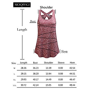 MOQIVGI Workout Tank Tops for Women Summer Sleeveless Yoga Tunic Shirts Juniors Boutique O Neck Elastic Loose Fit Sports Clothing Utility Cute Soft Breezy Fast Dry Gym Wear Clothes Blue Medium