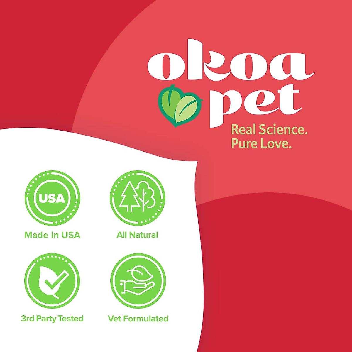 Okoa Pet "Happy-Go-Puppy Mobility Chews - Hemp Dog Treats for Hip & Joint Pain Relief - Vet Formulated, Natural Supplement with Green Lipped Mussel & Roe Oil, Reduces Inflammation - Made in The USA