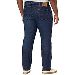 Levi's Men's 505 Regular Fit Jeans (Also Available in Big & Tall), Nail Loop Knot-Dark Indigo, 56W x 34L