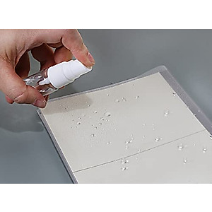 ONLYKXY 10pcs Clear Exercise Book Covers for School Books Waterproof Plastic Sleeves (A5)