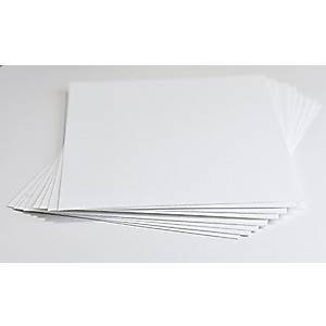 Crane's Lettra 100% Cotton Paper 600gsm/220lb, 100 Qty, 4.25x5.5 (A2), Fluorescent White