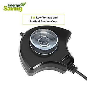 Quietest Aquarium Air Pump Ultra Silent High Energy Saving Oxygen Air Pump Aquarium for Fish Tank with Air Stone and Silicone Tube Black