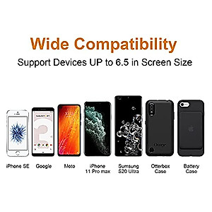 Bling Phone Holder for Car, Girly Rhinestone Car Dashboard Windshield Cell Phone Mount , 360 Degree Adjustable Glitter Sparkly Handcrafted Diamond Car Decor for Women with Air Vent Hook Clip, White