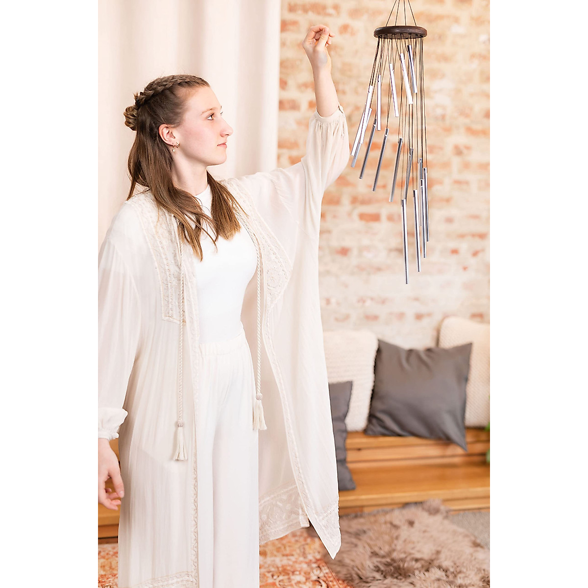 Spiral Meditation Chimes for Relaxing Sound Healing, 2-YEAR WARRANTY