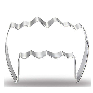 WJSYSHOP Halloween Vampire Teeth Werewolf Fangs Cookie Cutter Stainless Steel
