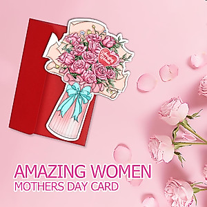 Mothers Day Gifts for Mom Wife - Mothers Day Card, Gifts for Women Wife Girlfriend, Birthday Card for Women, Mom, Best Friend - Anniversary Christmas Valentines Day Card for Her, Grandma, Bridesmaid