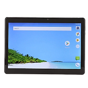 Zopsc 10.1in HD IPS Tablet for 8.0 4G Dual SIM Dual Standby Calling Tablet 3GB 32GB 500W 1300W 1280 800 6000mAh Grey 100 240V (US Plug)