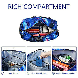 Tracebbg 50L Duffle Bag Women for Traveling with Shoe Compartment,Hospital Bags for Labor and Delivery,Overnight Bags for Women