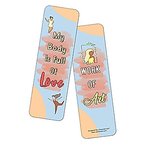 Creanoso Body Positivity for Women Bookmarks Series 2 (60-Pack) - Premium Quality Bulk Buy Value Savers Home Supplies