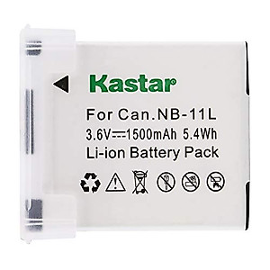Kastar Battery for NB-11L, A2400 IS A3400 IS A4050 IS, SX400 IS SX410 IS SX420 IS, ELPH 170 IS ELPH 350 HS ELPH 360 HS, IXUS 125 HS 150 IXUS 155 IXUS IXUS 240 HS IXUS 265 HS IXUS 285 HS