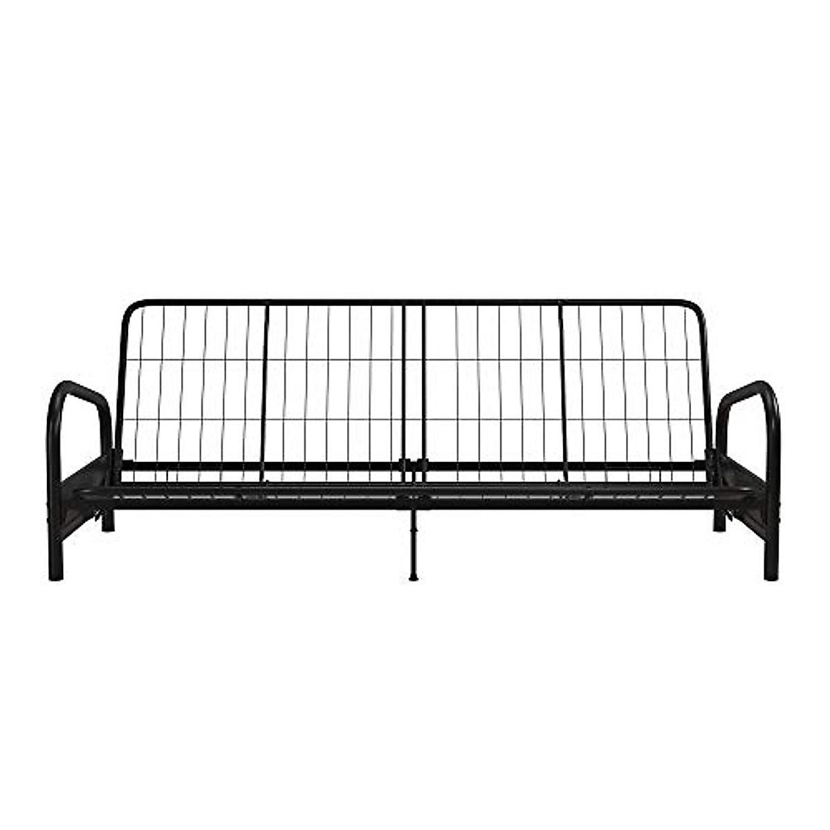DHP Vermont Metal Futon Frame, Classic Design, Full Sized - Black