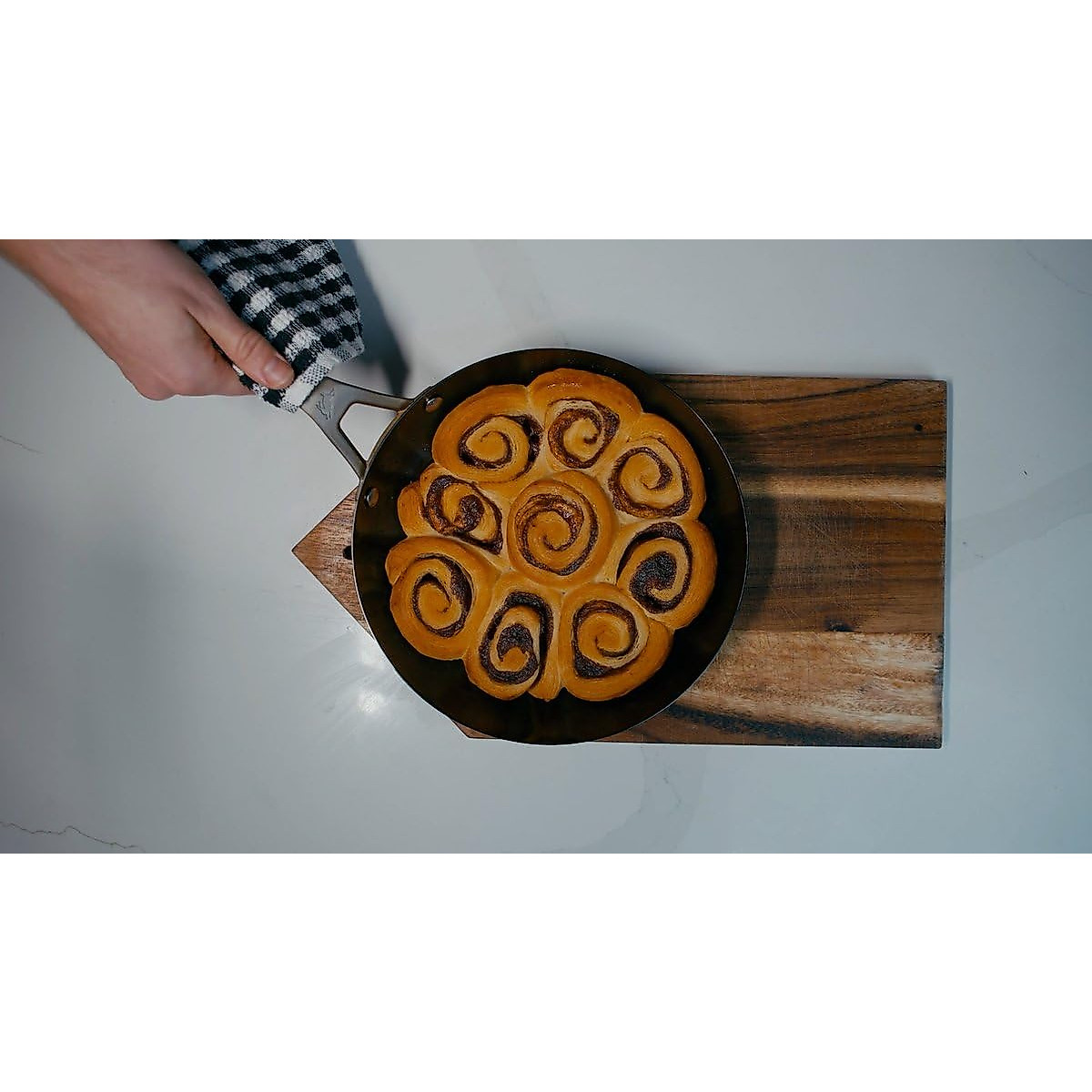 SAVEUR SELECTS NITRI-BLACK Carbon Steel 10-Inch Frying Pan, Induction-ready, Voyage Series