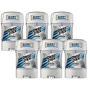 Mennen Speed Stick Power Antiperspirant Deodorant for Men, Ultimate Sport, 3 Oz, Pack of 6