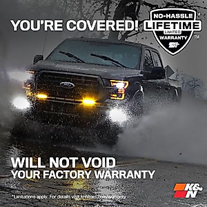 K&N Cold Air Intake Kit: Increase Acceleration & Towing Power, Guaranteed to Increase Horsepower up to 12HP: Compatible 3.5L, V6, 2017-2021 Ford/Lincoln (Expedition, F150 Raptor, Navigator), 63-2599