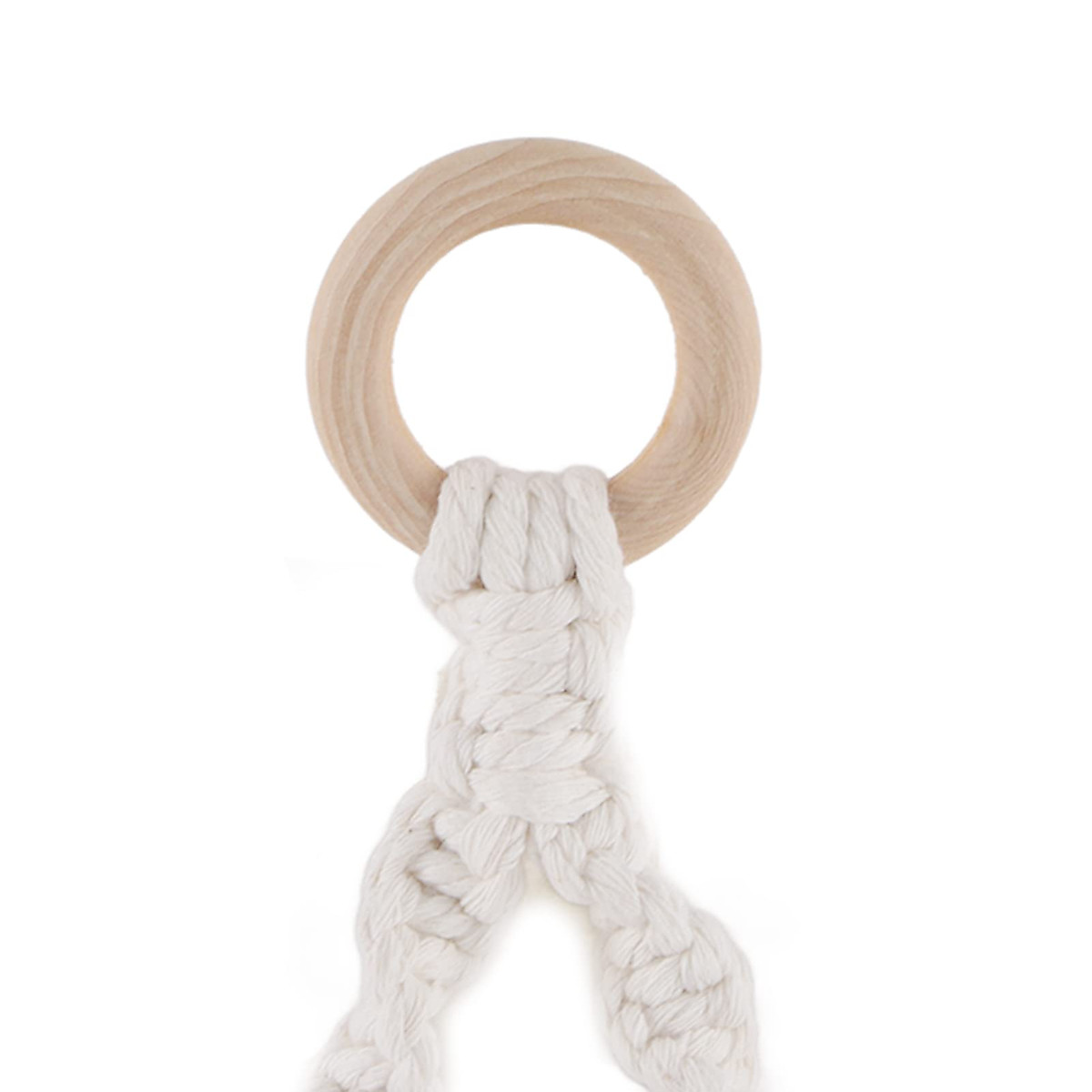 Handmade Paper Towel Holder,Boho Cotton Rope Macrame Toilet Paper Towel Rack,Paper Towel Hanging for Kitchen Bathroom
