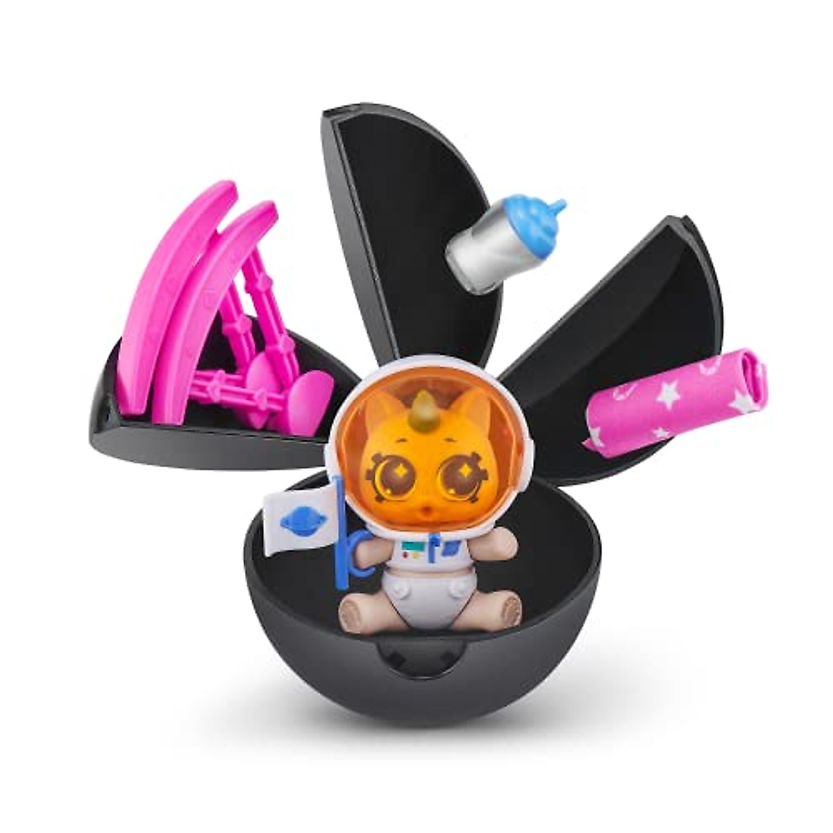 5 Surprise Unicorn Squad Series 6 Newborn Unicorn Glow Squard (2 Pack) by ZURU, Amazon Exclusive Mystery Collectible Toys, Mini Glow in The Dark, Collectable Capsule