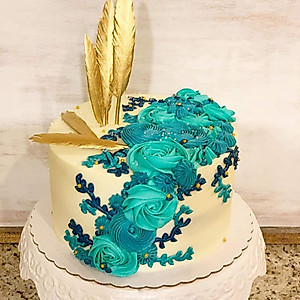 Gold Silver Dipped Goose Feather - 50pcs Colorful Natural Feathers in Bulk 4-6inches Decor for Home Party Wall Decoration Crafts Dream Catcher Supplies Erikord(Golden)