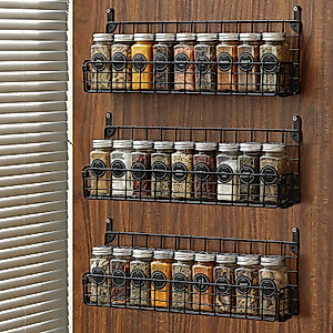 NETANY 25 Pcs Spice Jars with Labels - Glass Spice Jars with Shaker Lids, Minimalist Spice Labels Stickers, Collapsible Funnel, 4oz Seasoning Containers Bottles for Spice Rack, Cabinet, Drawer