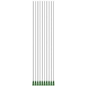 10 Pack of Blunt Tip Lure Lock Dispensing Needle in Your Choice of Gauge and Length These are Non-Medical, Non-Sterile, Industrial Needles for E-Liquid, Inks, Syringes (10" Length, 14 Gauge - Olive)