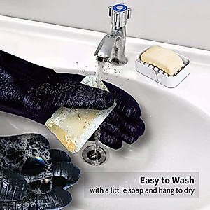 BBQ Grill Gloves/Oven Mitts Heat Resistant - 14 Inch 1472℉ Barbecue Gloves Heat Proof for Men & Women - Smoker Gloves for Grilling - Waterproof/Fireproof/Oil Resistant