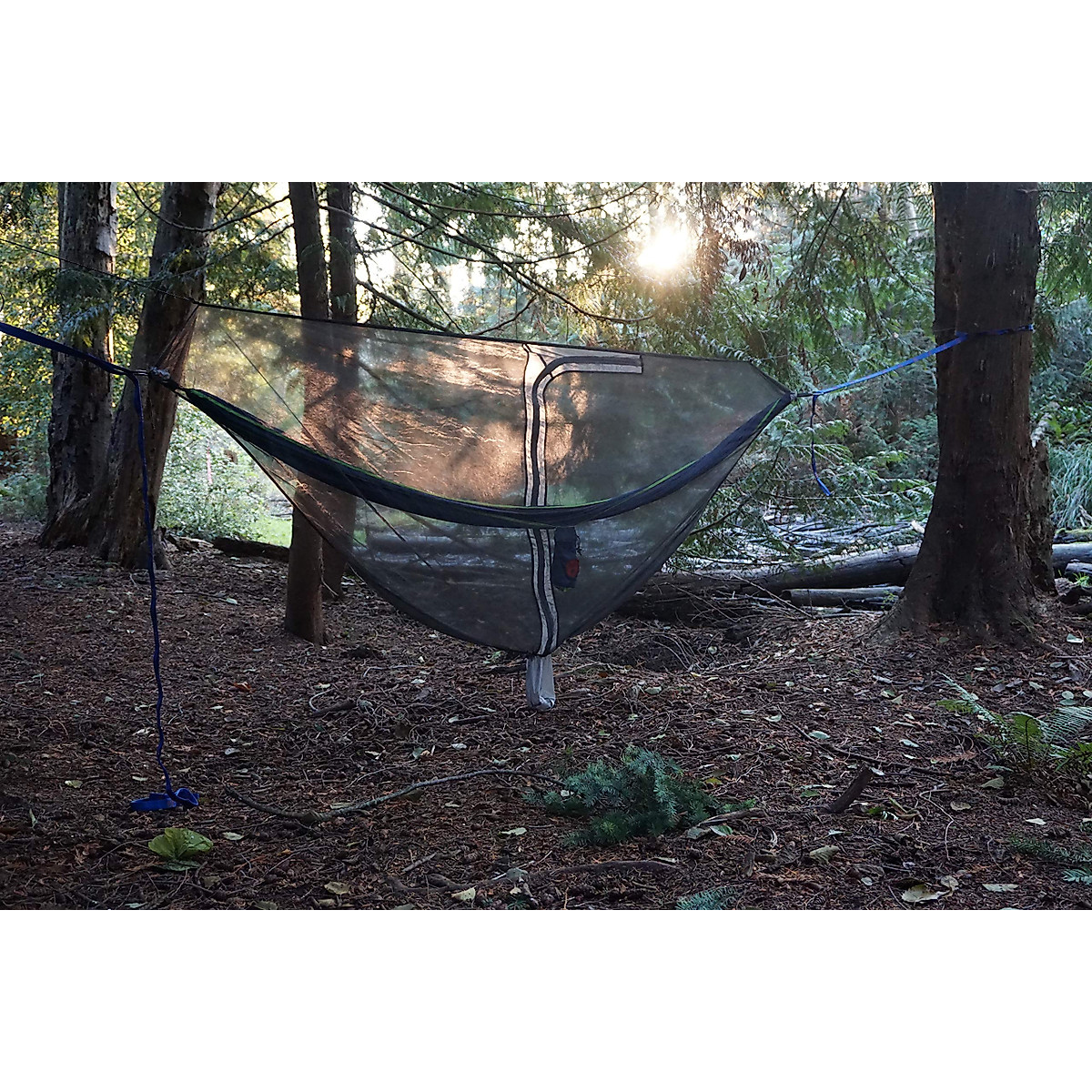 GRAND TRUNK | Mozzy Lite Hammock Bug Net | Lite Black | Mosquito, No-See-Um Net with Double-Sided Zipper | Hammock Accessory