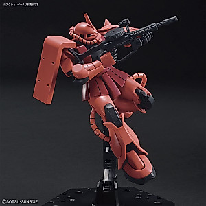 Bandai Hobby Mobile Suit Gundam #234 MS-06S Zaku II, Bandai Spirits HGUC 1/144, BAS5060453, Multi