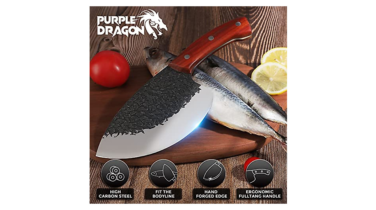 Purple Dragon Fish Fillet Knife – Professional Aquatic Fish Knife for ...