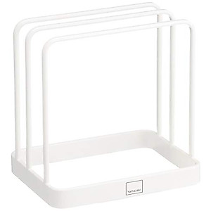 Yamazaki Home Plate Cutting Board Stand – Kitchen Storage Rack Holder Organizer