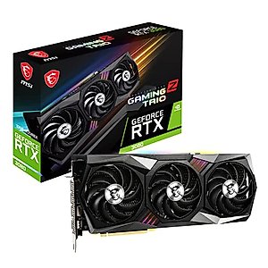 MSI Gaming GeForce RTX 3080 LHR 10GB GDRR6X 320-Bit HDMI/DP Nvlink Torx Fan 4 RGB Ampere Architecture OC Graphics Card (RTX 3080 Gaming Z Trio 10G LHR)