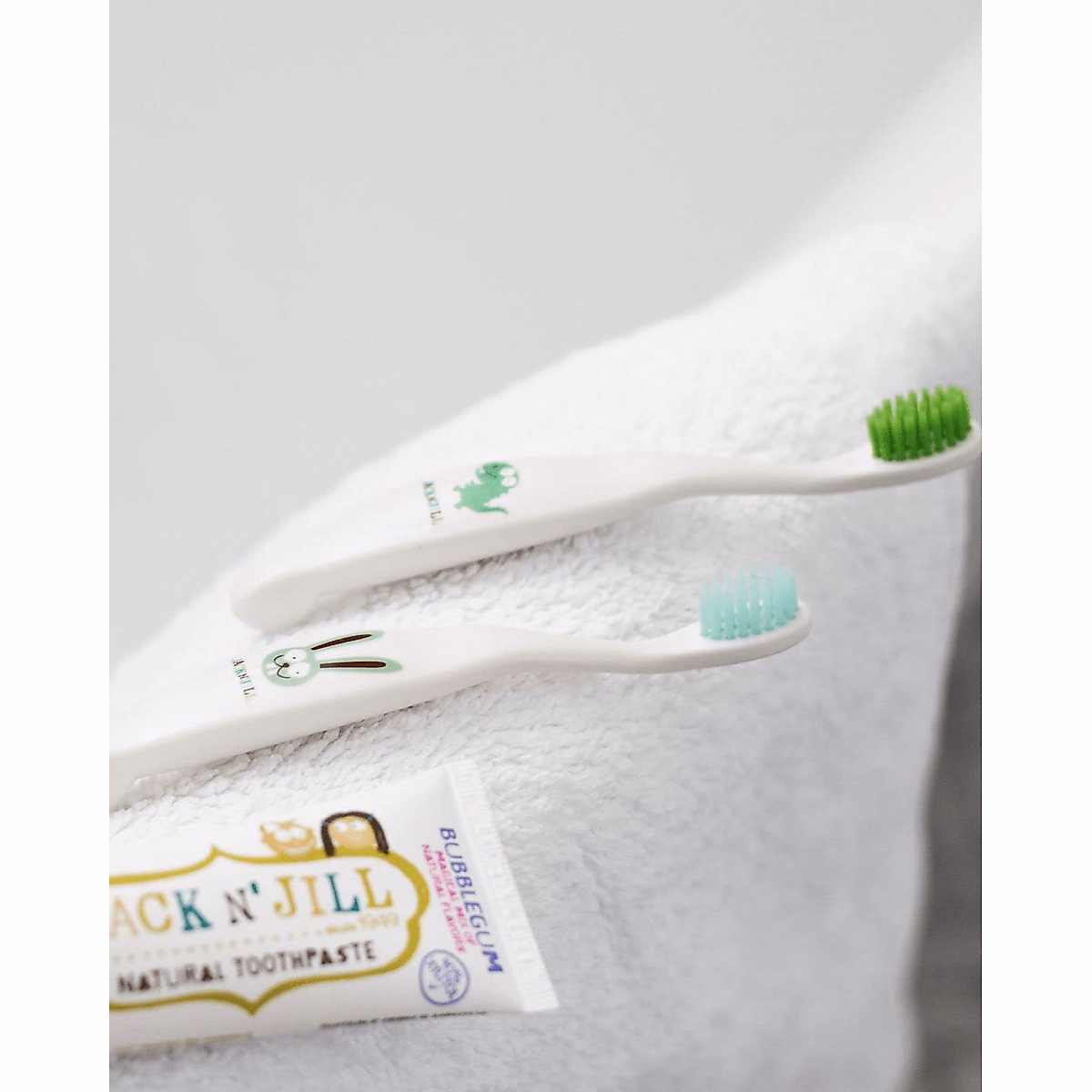 Jack N' Jill Bio Toothbrush (TM) Compostable & Biodegradable Handle BUNNY