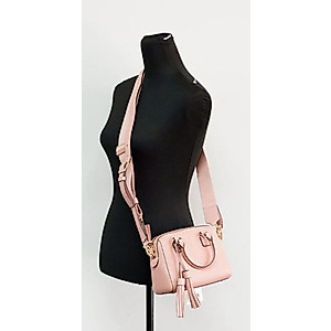 Tory Burch Thea Mini Web Satchel 87899 Pink Moon 689