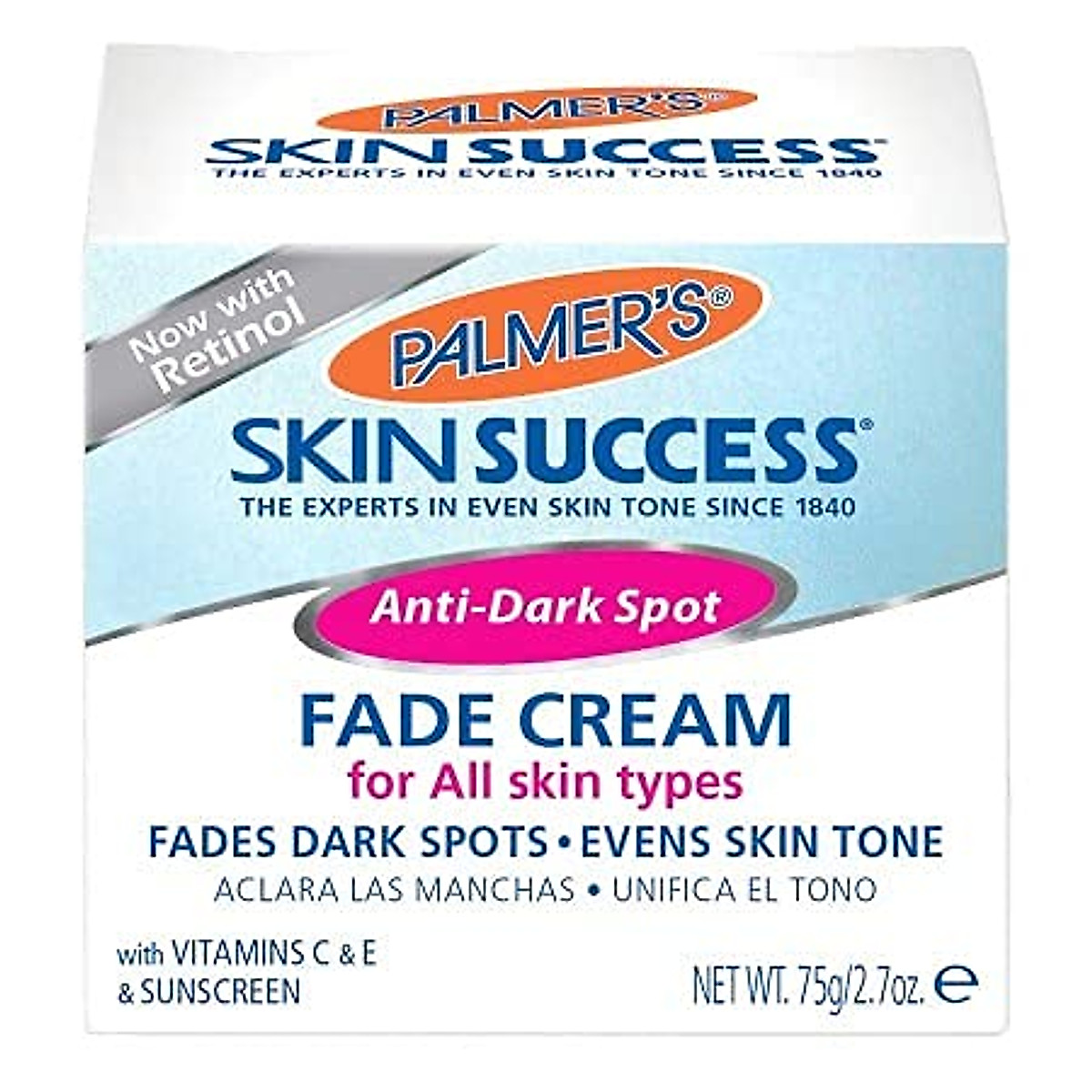 Palmer's Skin Success Anti-Dark Spot Fade Cream for Dry Skin 2.70 oz (Pack of 2)
