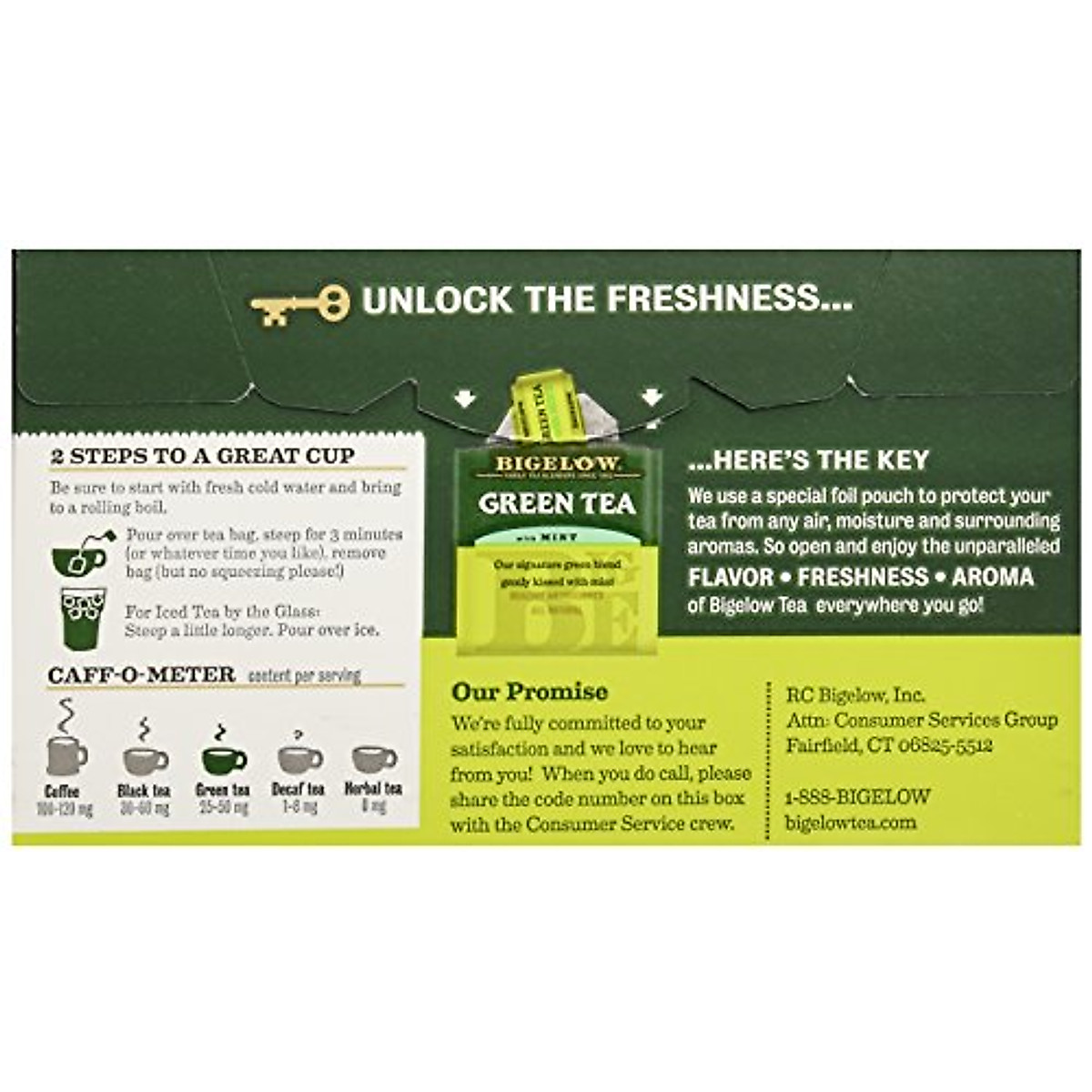 Bigelow Tea Green Tea with Mint, 20 ct