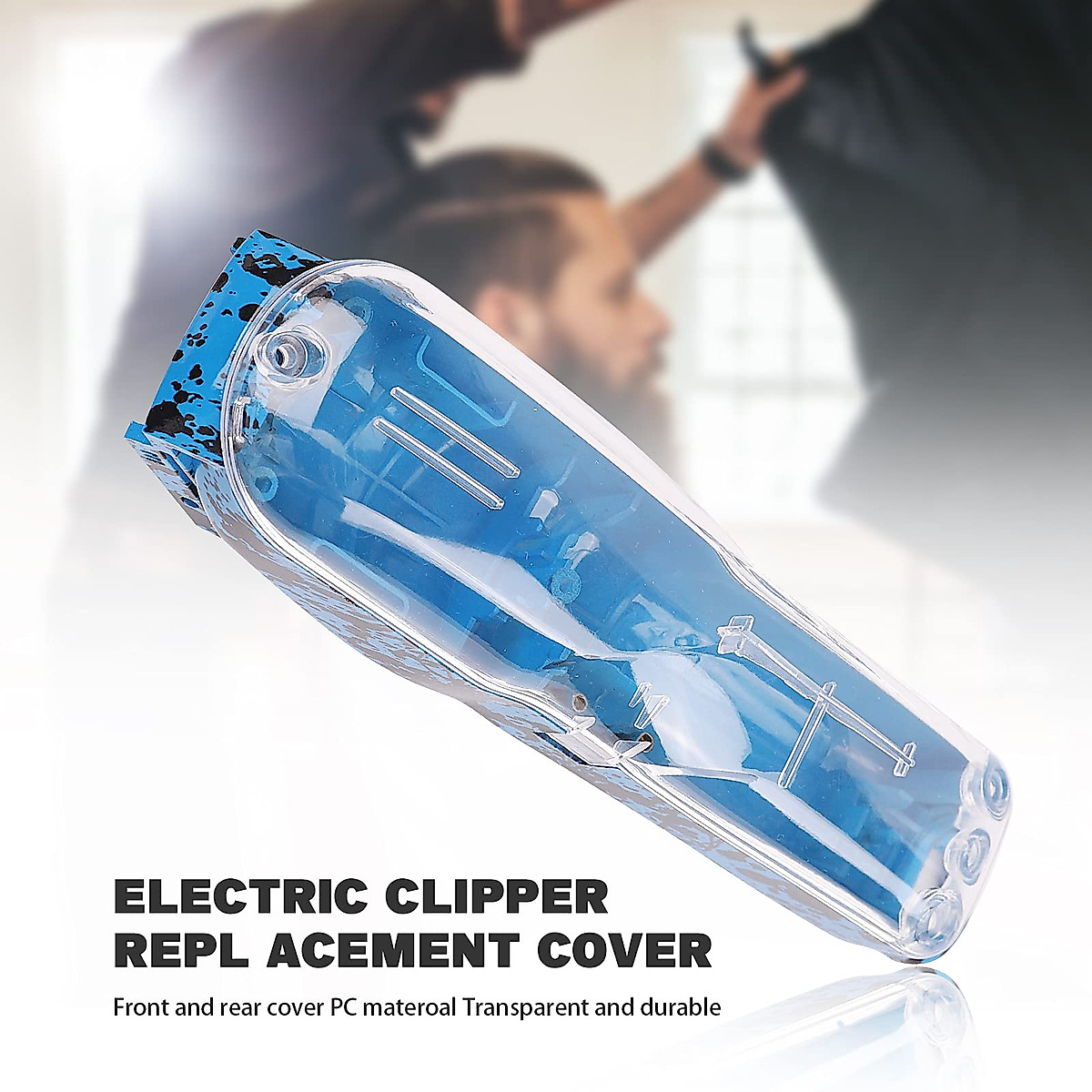 DIY Full Housing Combo, 5-Piece Set Full Housing Combo, Complete Clipper Cover for 5-Star Series Magic Clipper Cordless #8148, Designer Cordless #8591 (Blue)