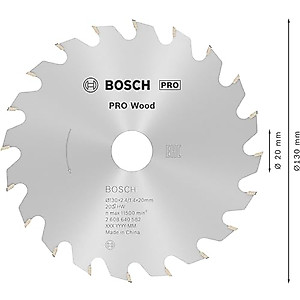Bosch 2608640582 Circular Saw Blade"Top Precision" Opwoh 5.11inx20mm 20T