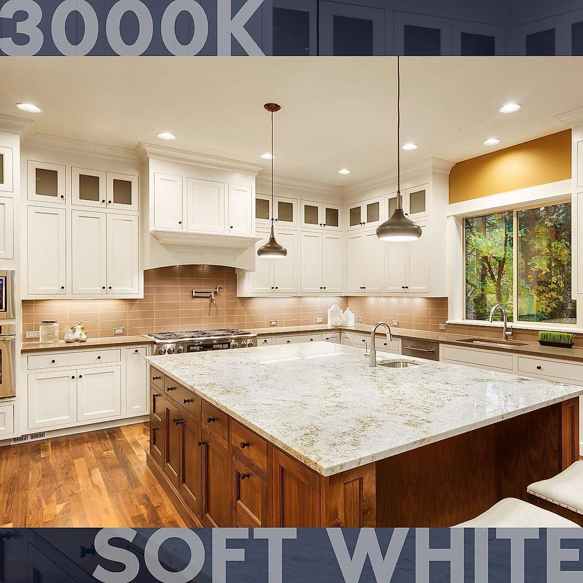 LUXRITE BR20 LED Bulb, 45W Equivalent, 3000K Soft White, Dimmable, 460 Lumens, R20 LED Flood Light Bulb 6.5W, Energy Star, Damp Rated, E26 Base, Perfect for Recessed and Track Lighting (4 Pack)