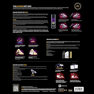 Crep Protect The Ultimate Shoe Care Bundle Gift Pack - Shoe Protector Spray - Sneaker Cleaner - Quick Cleaning Wipes - Premium Bush & Microfiber Cloths