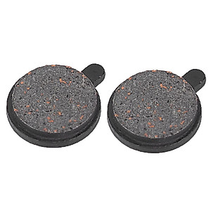 Ezweiji 5 Pairs Bike Disc Brake Pads, Semi Metal bike Brake Pads for Mountain Bicycles and Electric Scooters Replacement Kit Cycling Accessory