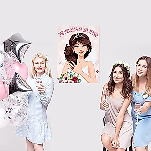NEBURORA Pin The Ring On The Bride,Hen Party Bachelorette Party Bridal Shower Girls Night Game Bride to Be Pin Game Party Supplies