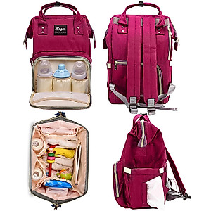 Diaper Bag Backpack Baby Bag Multifunctional Maternity Travel Changing Pack – Water Resistant Nappy Tote Large Diaper Organizer for Men and Women Baby Girl Boy Baby Care