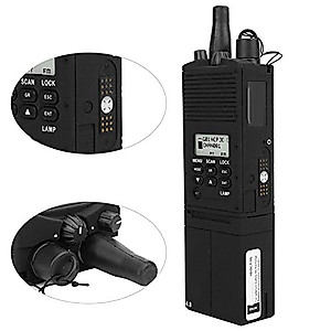 Tbest Dummy 2 Way Radio case Cosplay Prop Tactics Faux walkie Talkie Durable Plastic Dummy Radio Walkie Prop