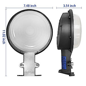 BBMI LED Barn Light, Dusk to Dawn Yard Light with Photocell, 35Watts, 5000K 5000lm Daylight, Outdoor Security Light for Area Lighting, DLC & ETL Listed