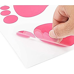 Kids Footprint Decal Stickers for Classroom Decor (32 Pairs)