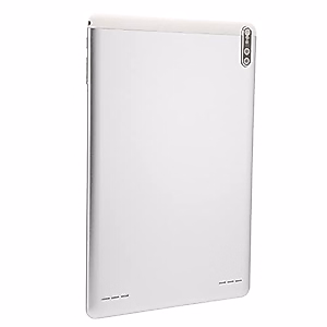 10 Inch Tablet for 11 100240V HD IPS Silver Screen Tablet for Men for Home Work (US Plug)