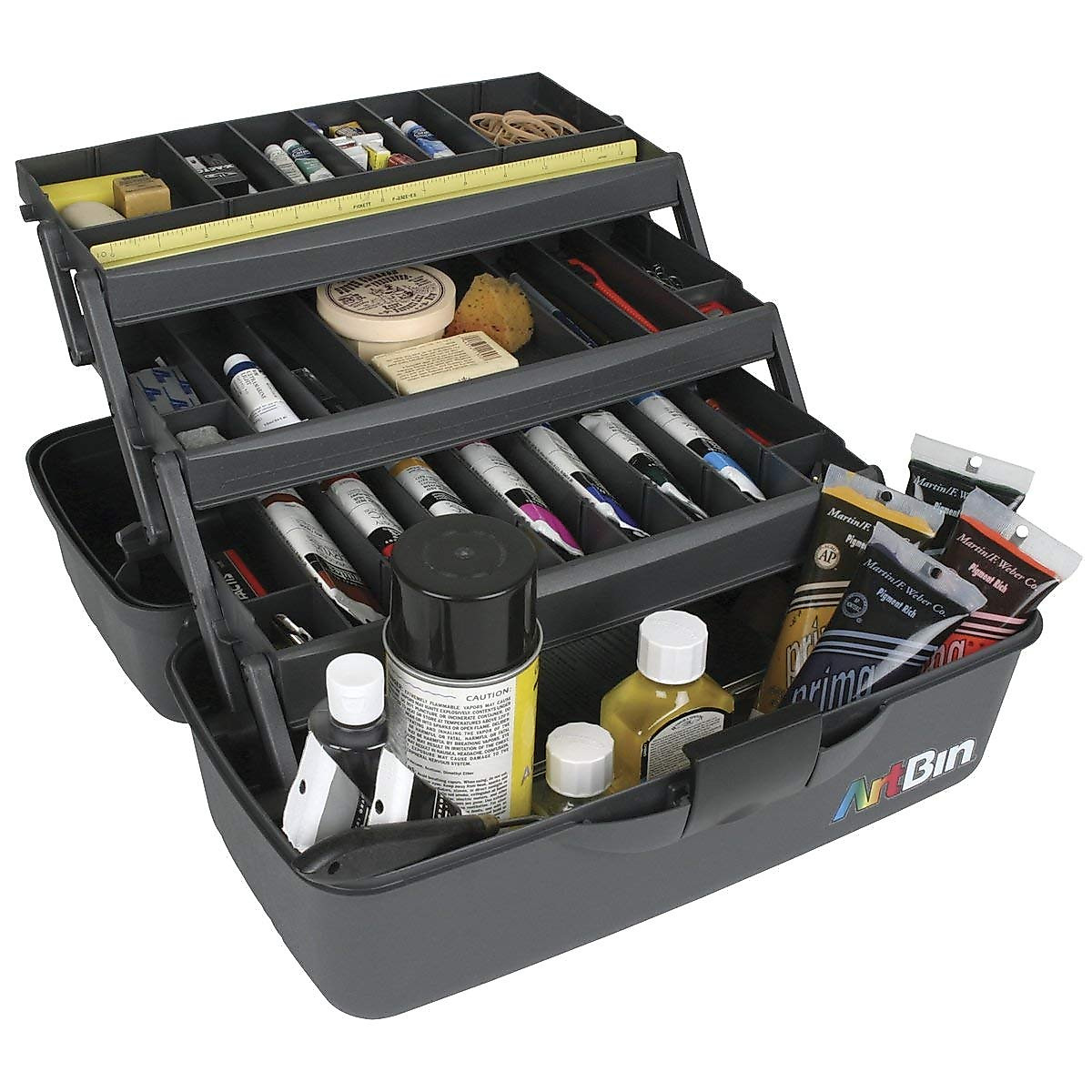 ArtBin Essentials 3-Tray Box Black